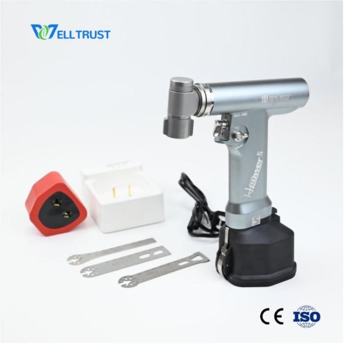 High end surgical orthopedic oscillating saw with USA brushless motor